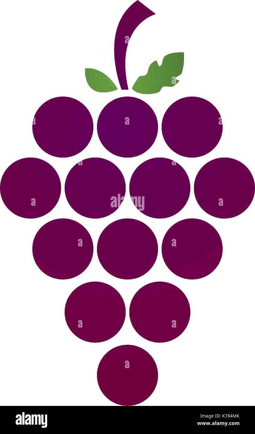 grapes Logo Template vector illustration Stock Vector Image & Art - Alamy