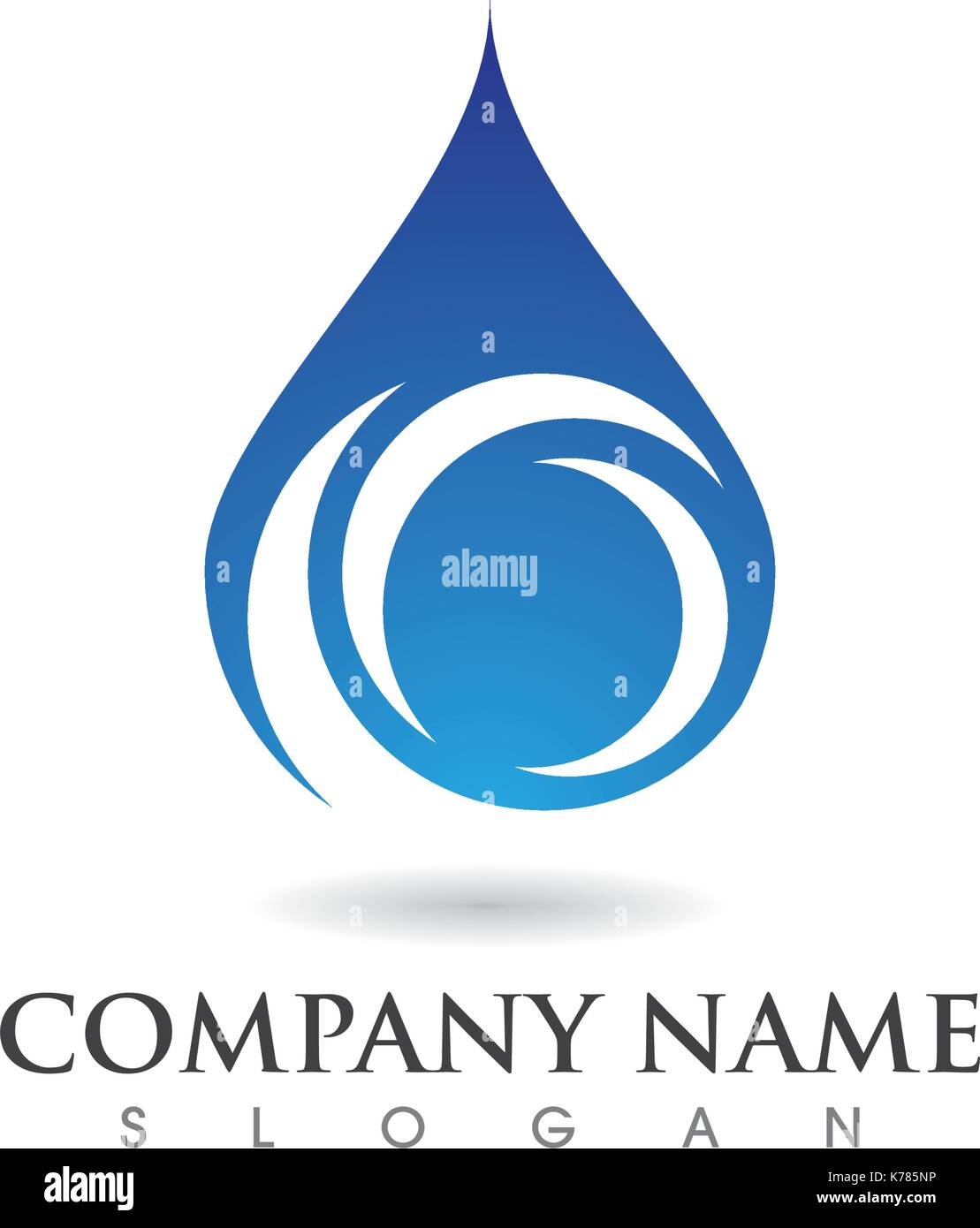 water drop Logo Template vector illustration design Stock Vector Image ...
