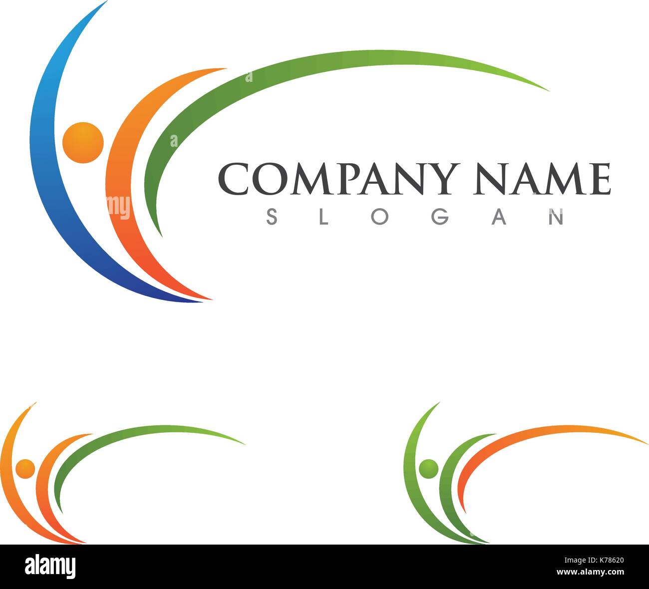 Human character logo sign Health care logo sign Stock Vector Image ...