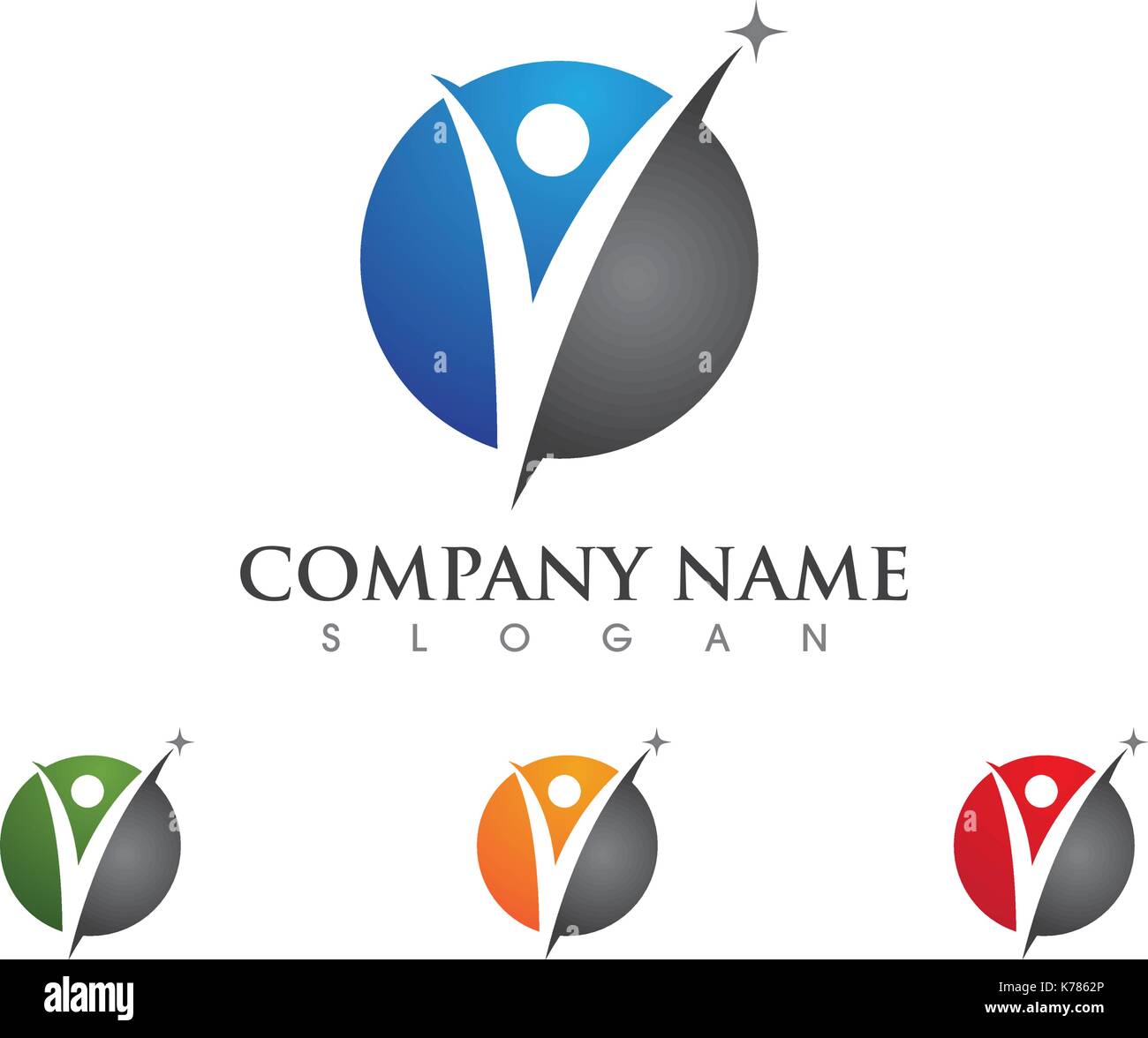 Human character logo sign Health care logo sign Stock Vector Image ...