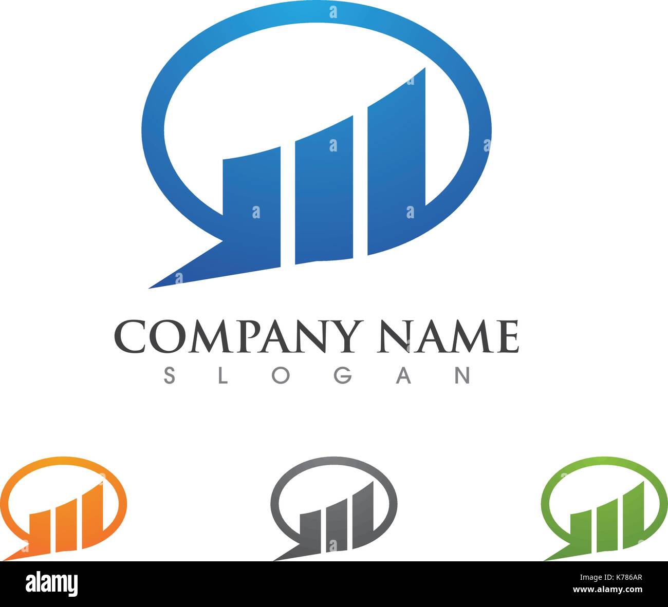 Business Finance professional logo template vector icon Stock Vector ...