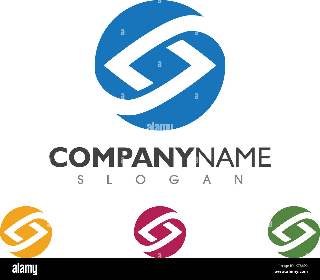 Business corporate S letter logo design vector Stock Vector Image & Art ...