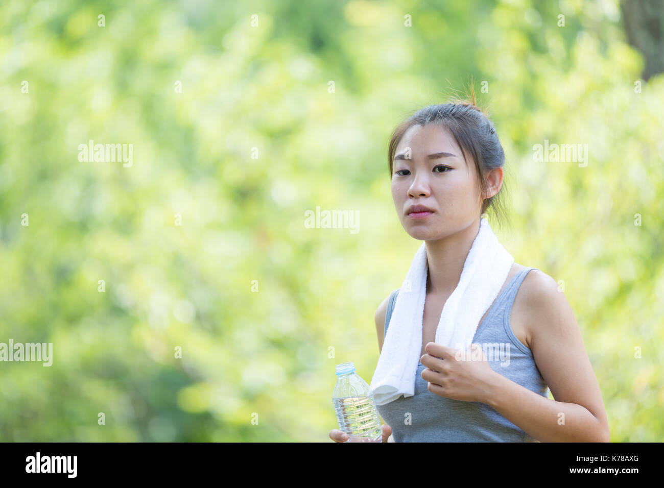 Women tired of exercise Stock Photo - Alamy