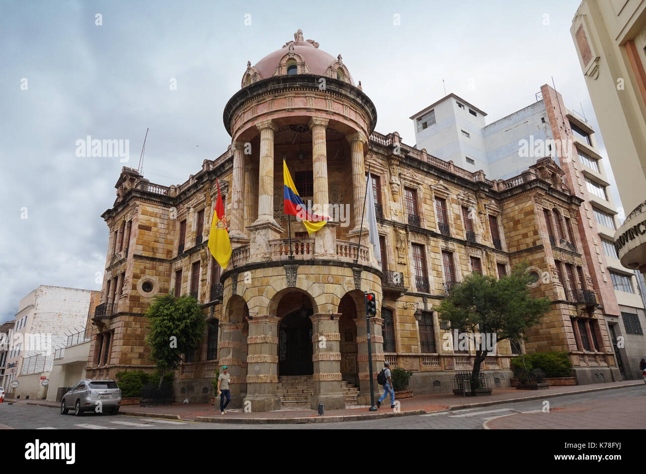 View of the building of the Municipality of Cuenca Stock Photo - Alamy