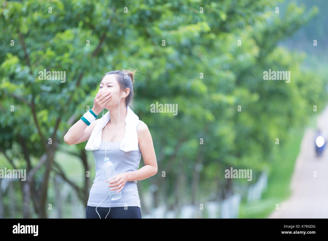 Woman exhaustion and exercise hi-res stock photography and images - Alamy