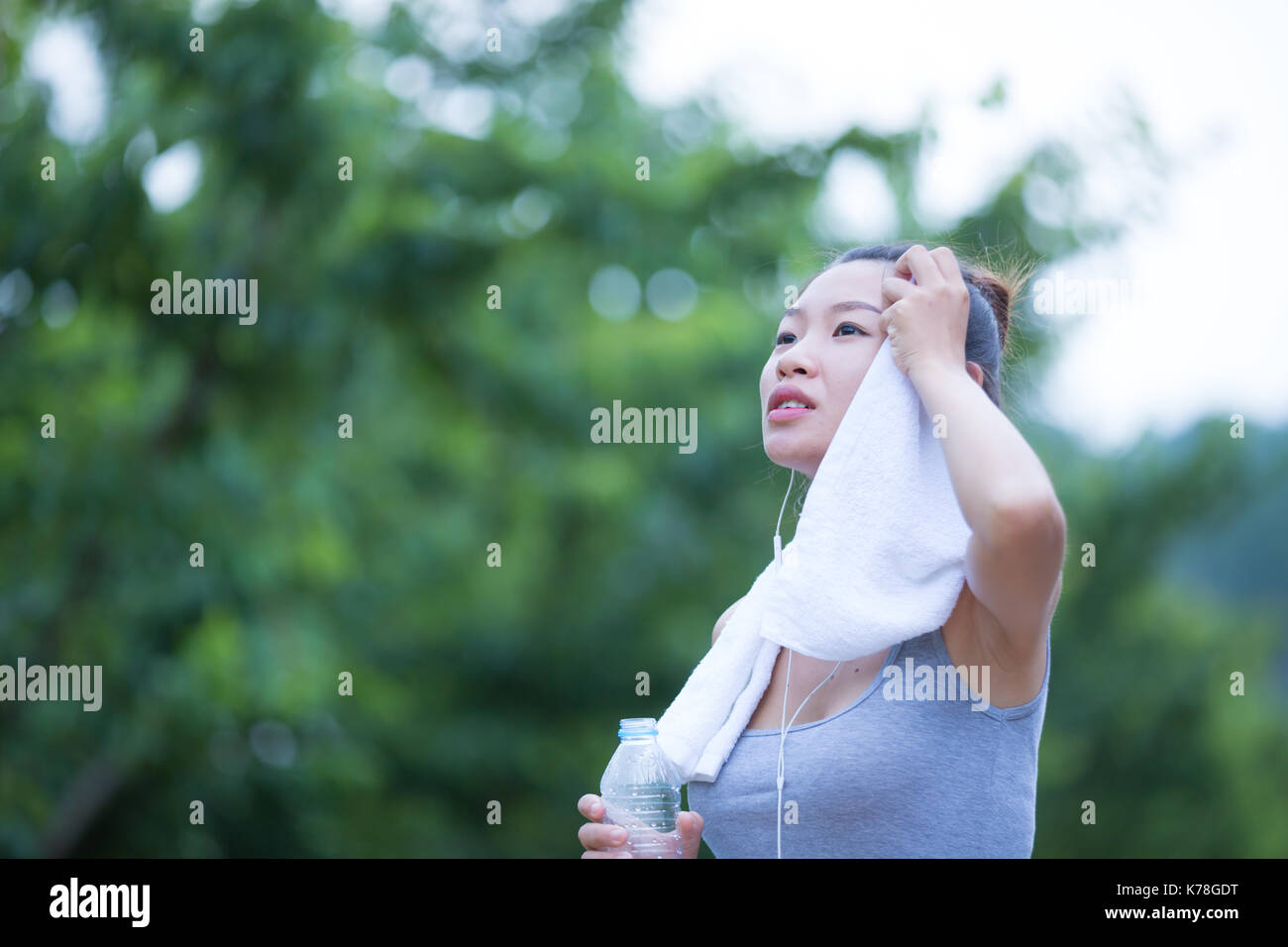 Woman exhaustion and exercise hi-res stock photography and images - Alamy