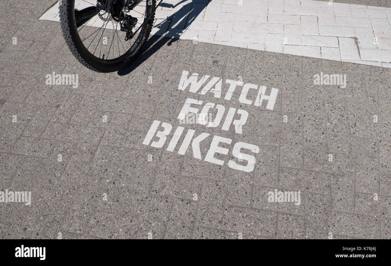 Beware bikes hi-res stock photography and images - Alamy