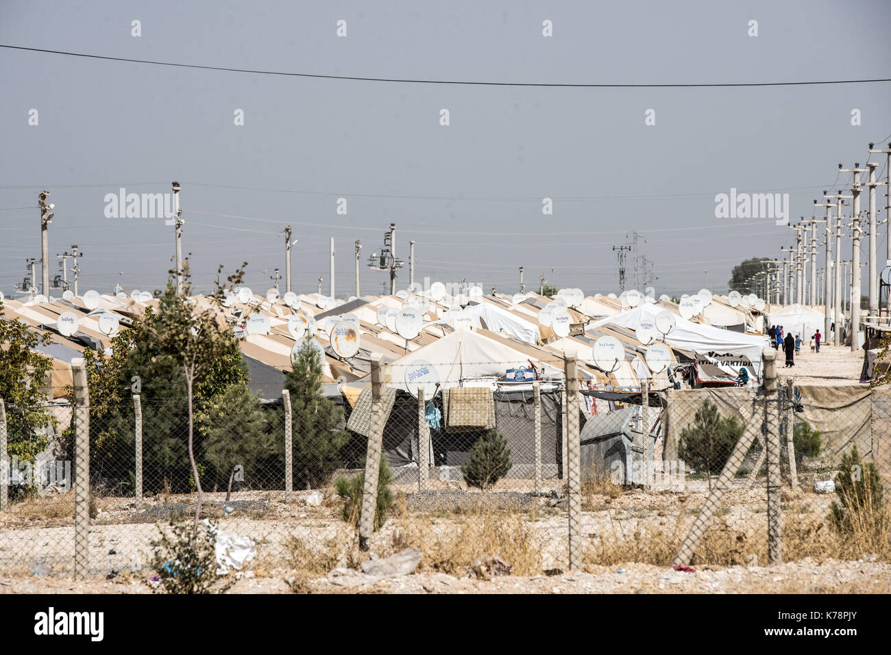 Syrian official refugee camp in Akcakale. This camp is for syrian ...