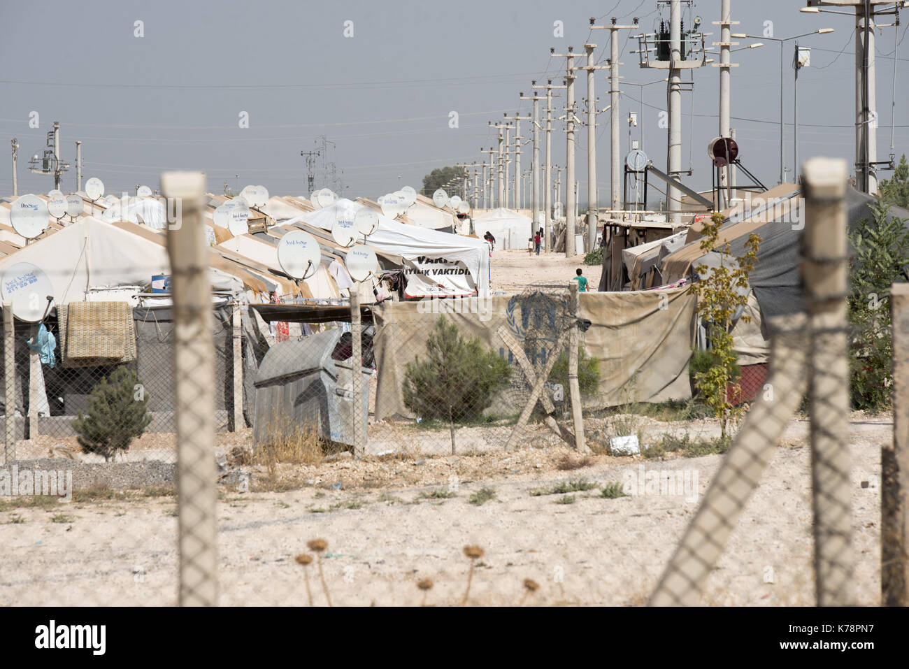 Syrian official refugee camp in Akcakale. This camp is for syrian ...