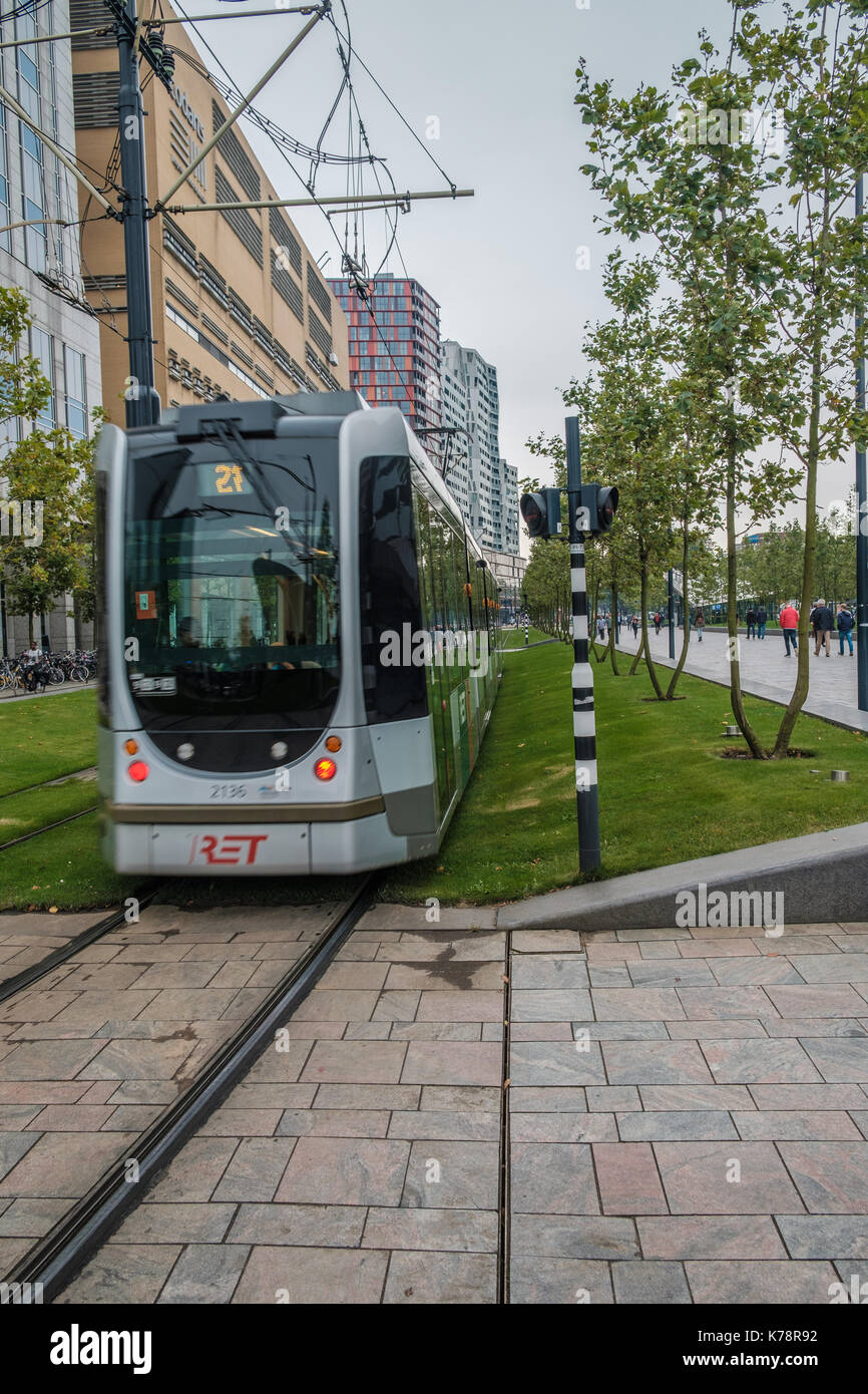 Rotterdam electric tram hi-res stock photography and images - Alamy