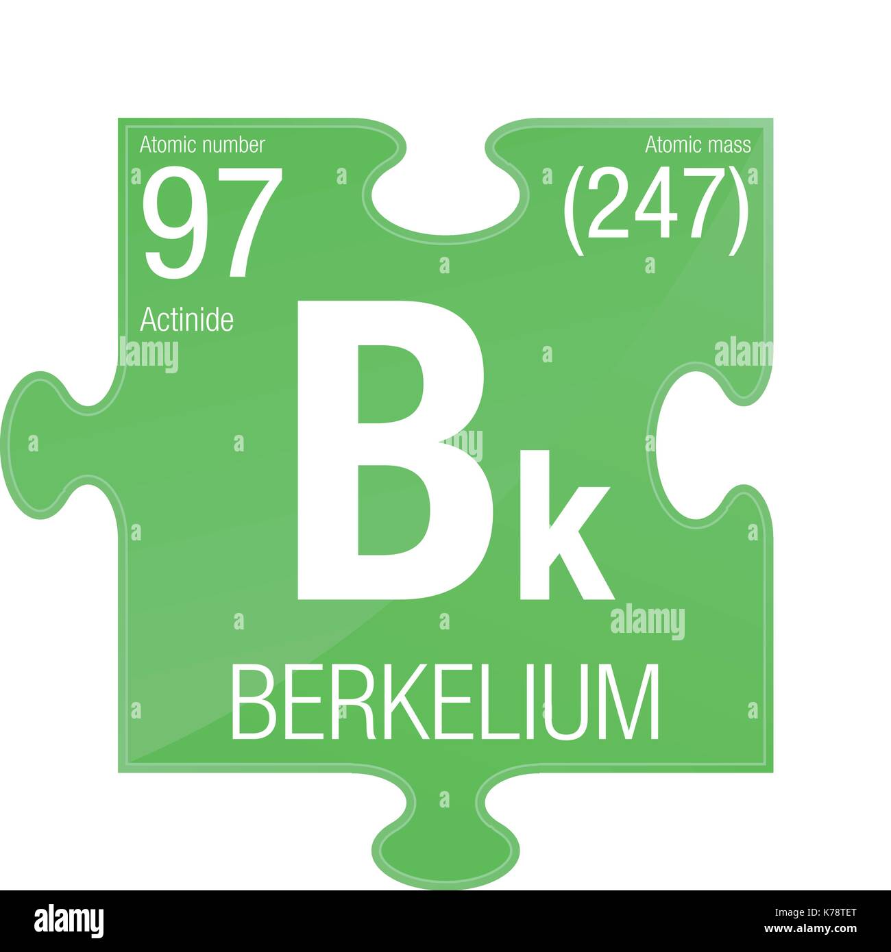 Atomic number 97 Stock Vector Images - Alamy