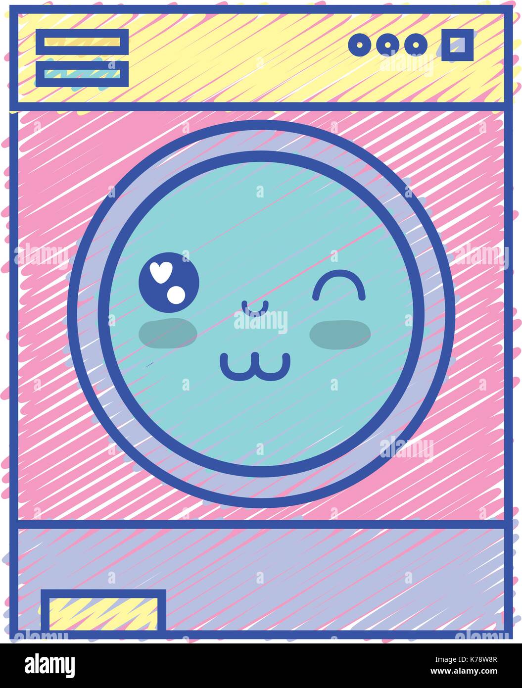 Funny Washing Machine Stock Vector Images - Alamy