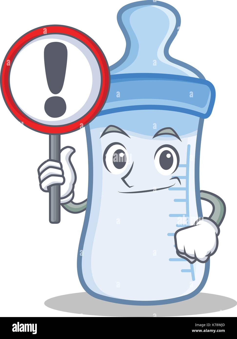 Cartoon character baby bottle sign hi-res stock photography and images ...