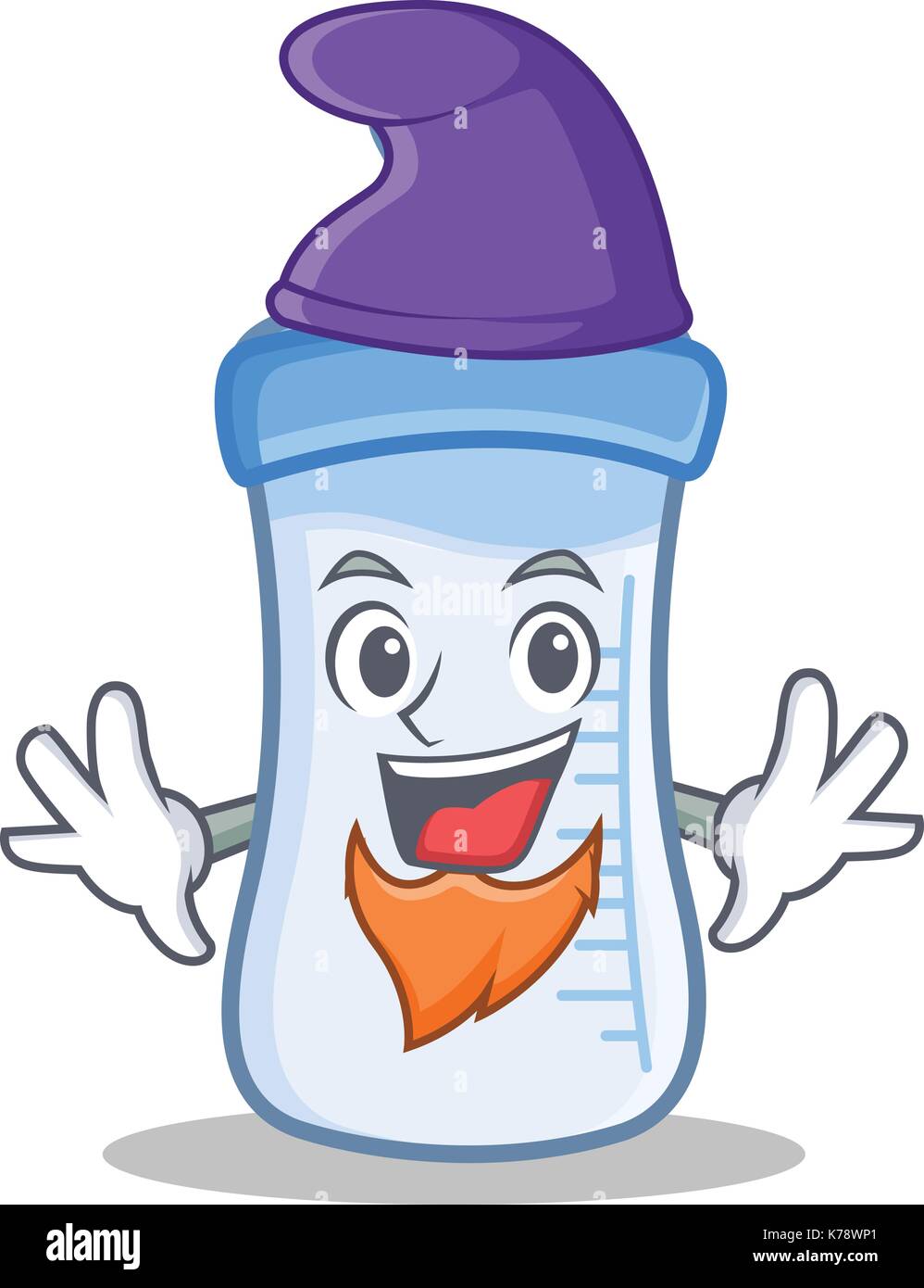 Elf baby bottle character cartoon Stock Vector Image & Art - Alamy
