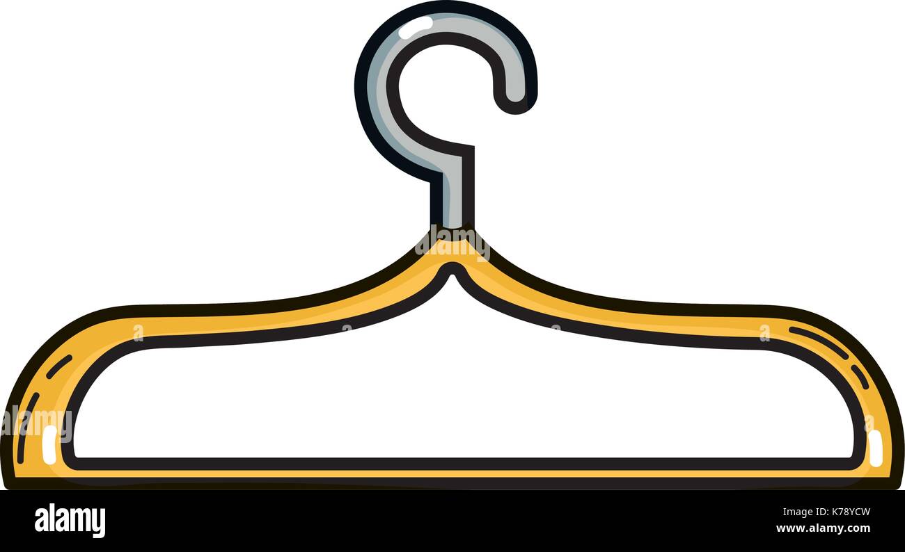 nice clothes hanger object design Stock Vector Image & Art - Alamy