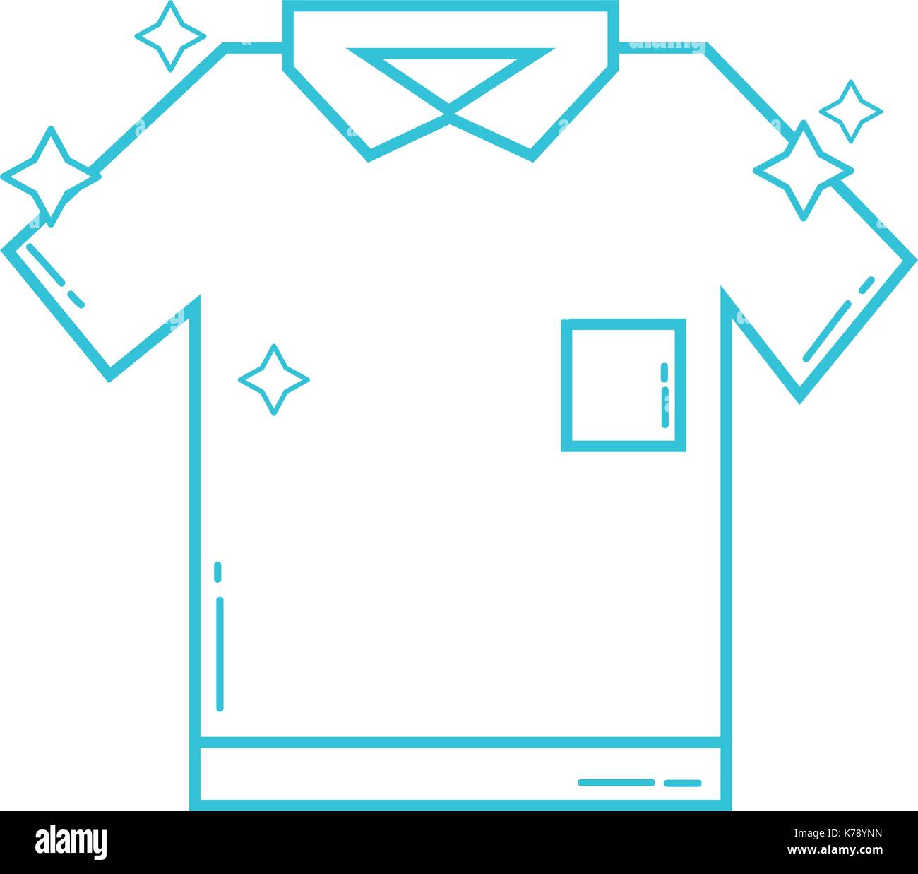 line clean shirt style design icon Stock Vector Image & Art - Alamy