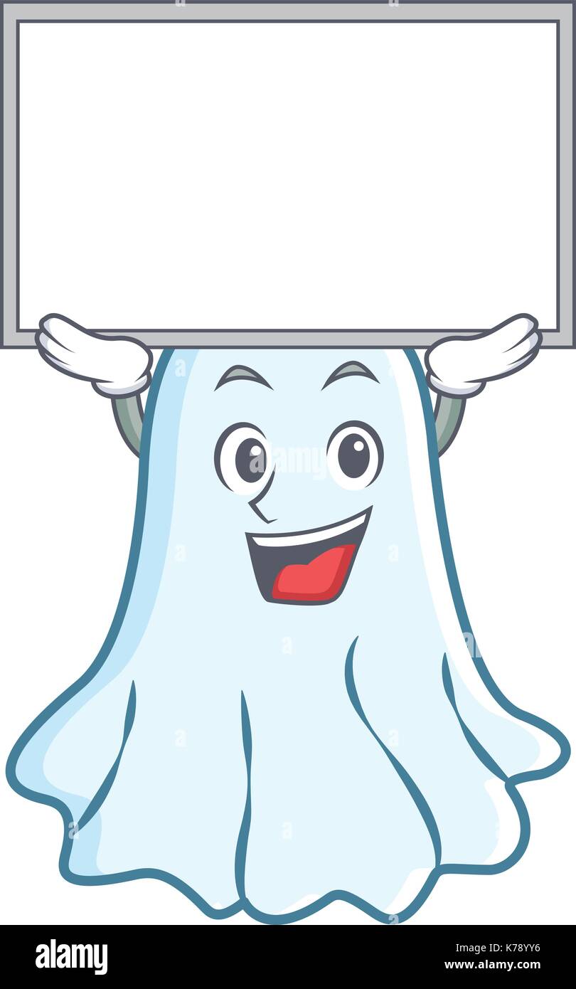 Up board cute ghost character cartoon Stock Vector Image & Art - Alamy