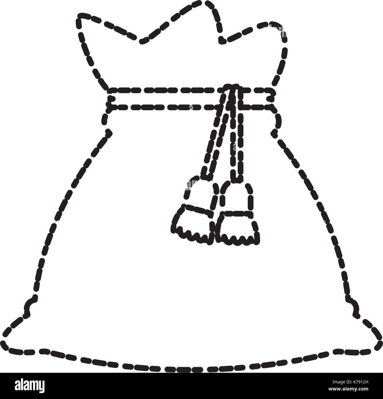 Dotted bag Stock Vector Images - Alamy
