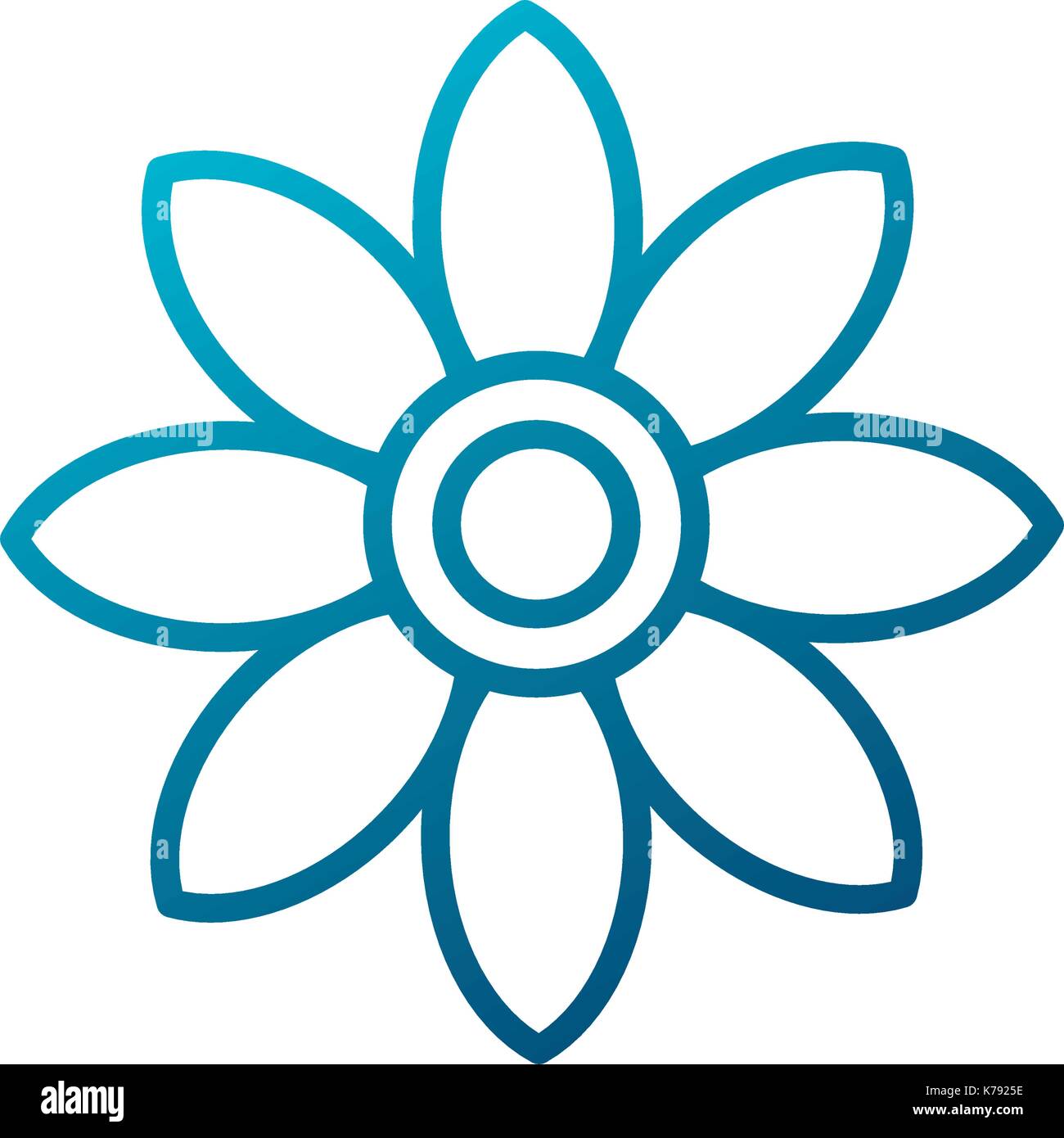 Beautiful flower symbol Stock Vector Image & Art - Alamy