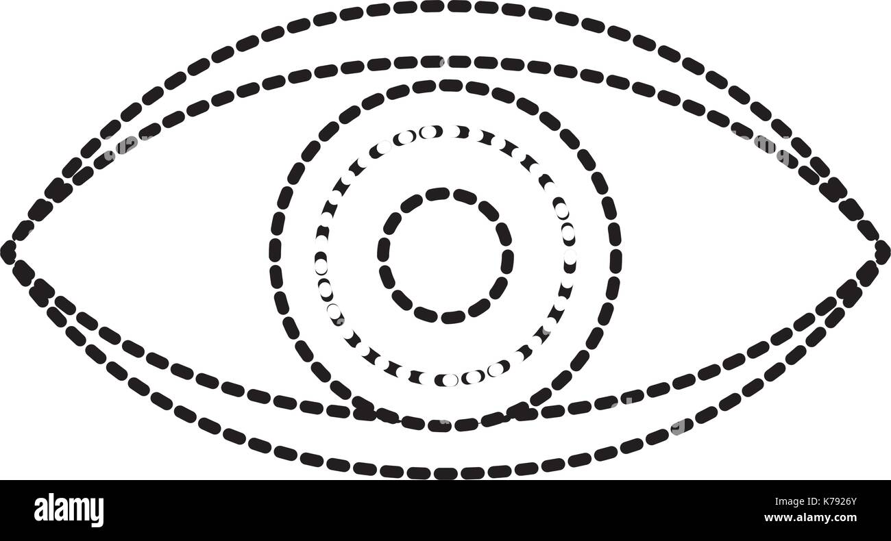 Dotted shape visual technology hi-res stock photography and images - Alamy