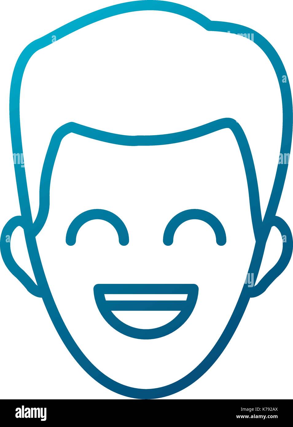 Man smiling cartoon Stock Vector Image & Art - Alamy