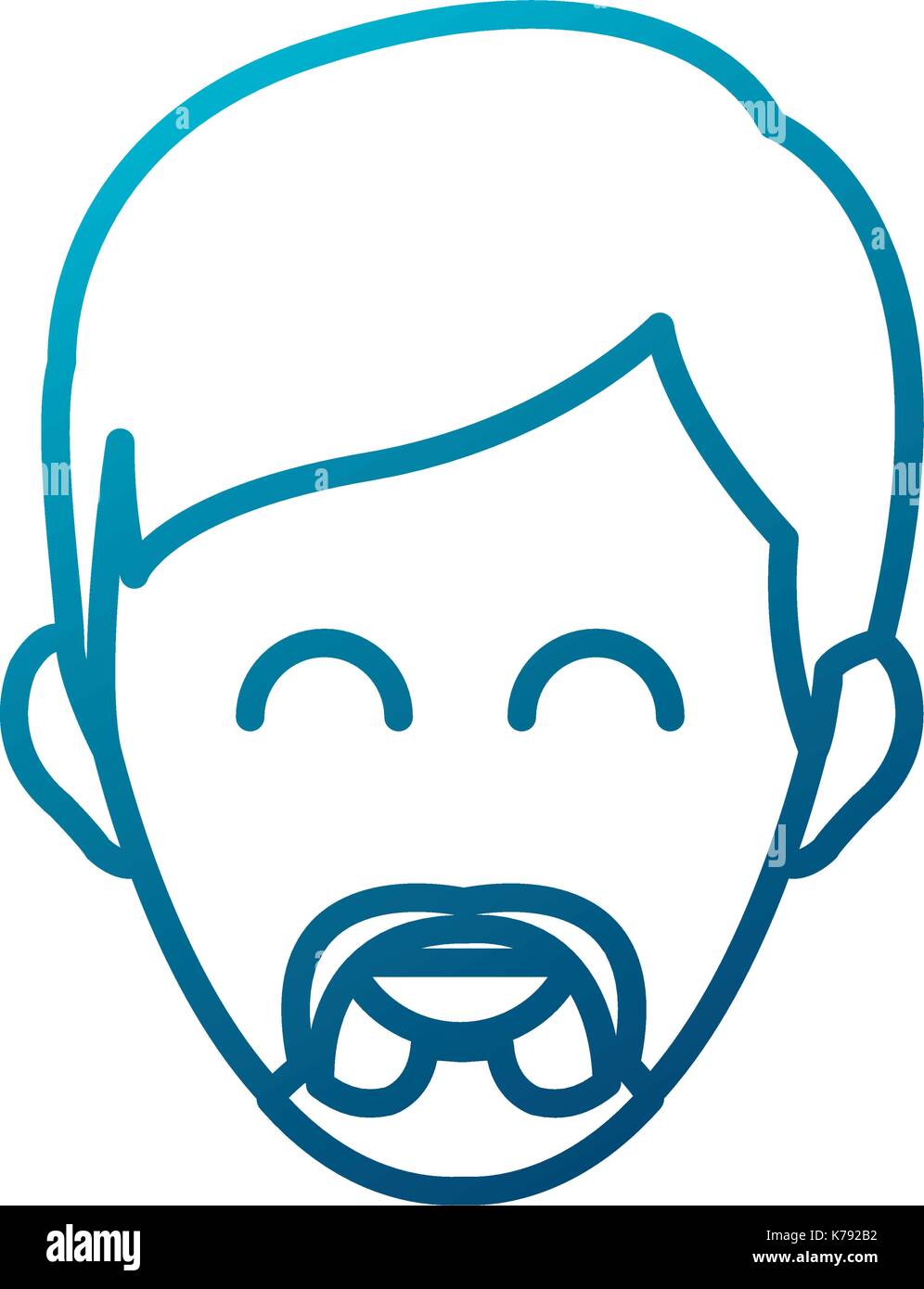 Man smiling cartoon Stock Vector Image & Art - Alamy