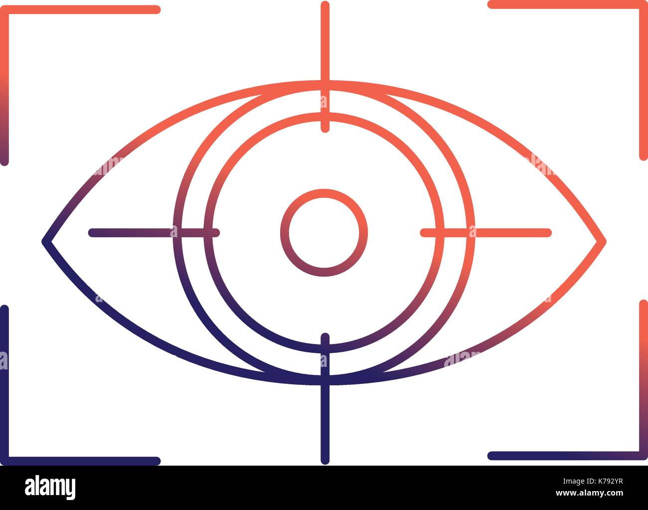 line visual technology connect in the cyberspace structure Stock Vector ...