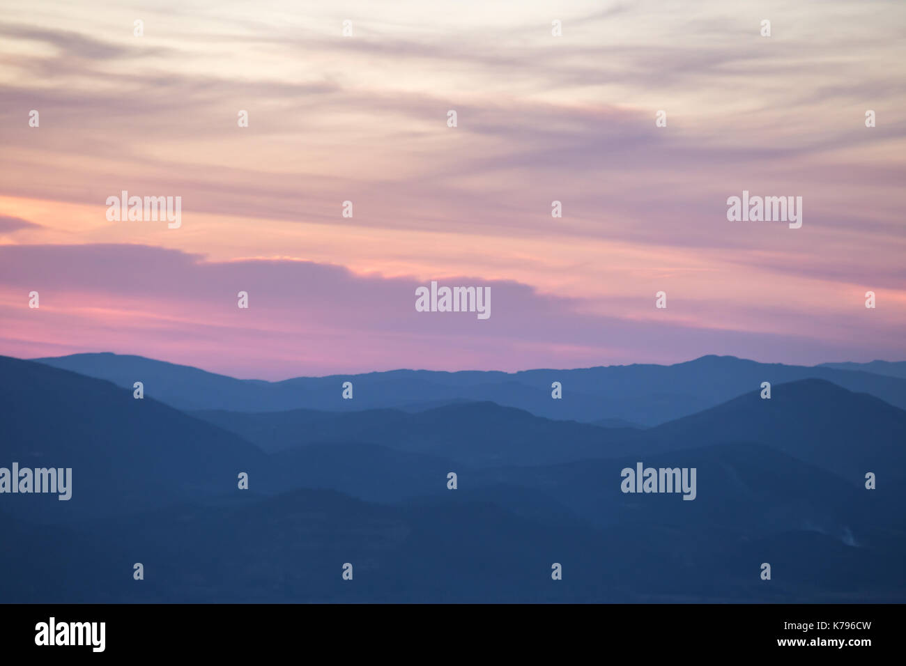 Layers of mountains hi-res stock photography and images - Alamy