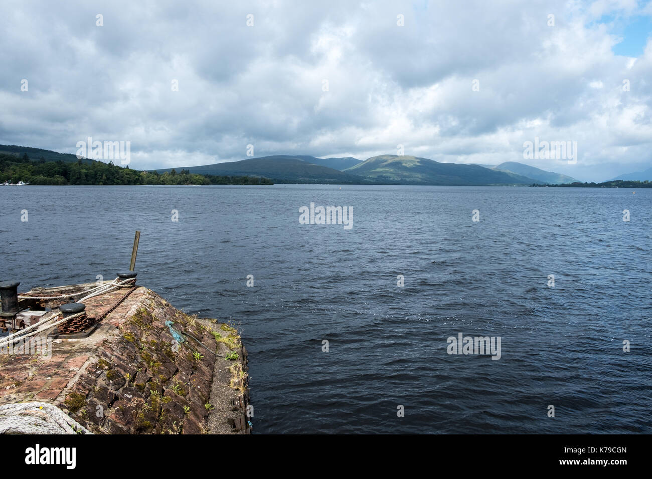 View over the shores of Loch Lomond Scotland Stock Photo - Alamy
