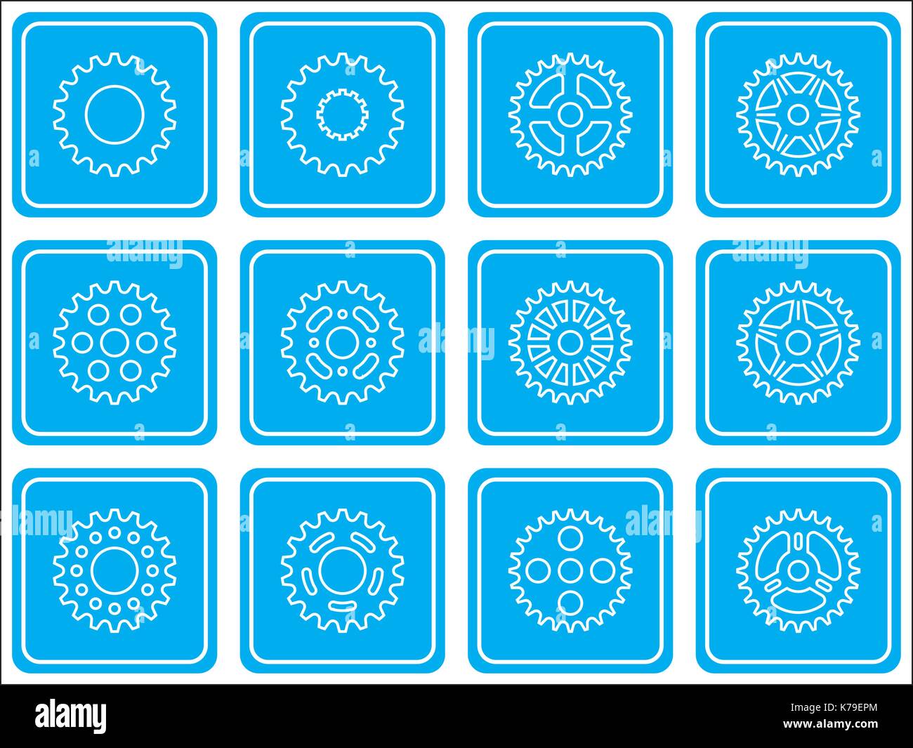 Wheel of work Stock Vector Images - Alamy