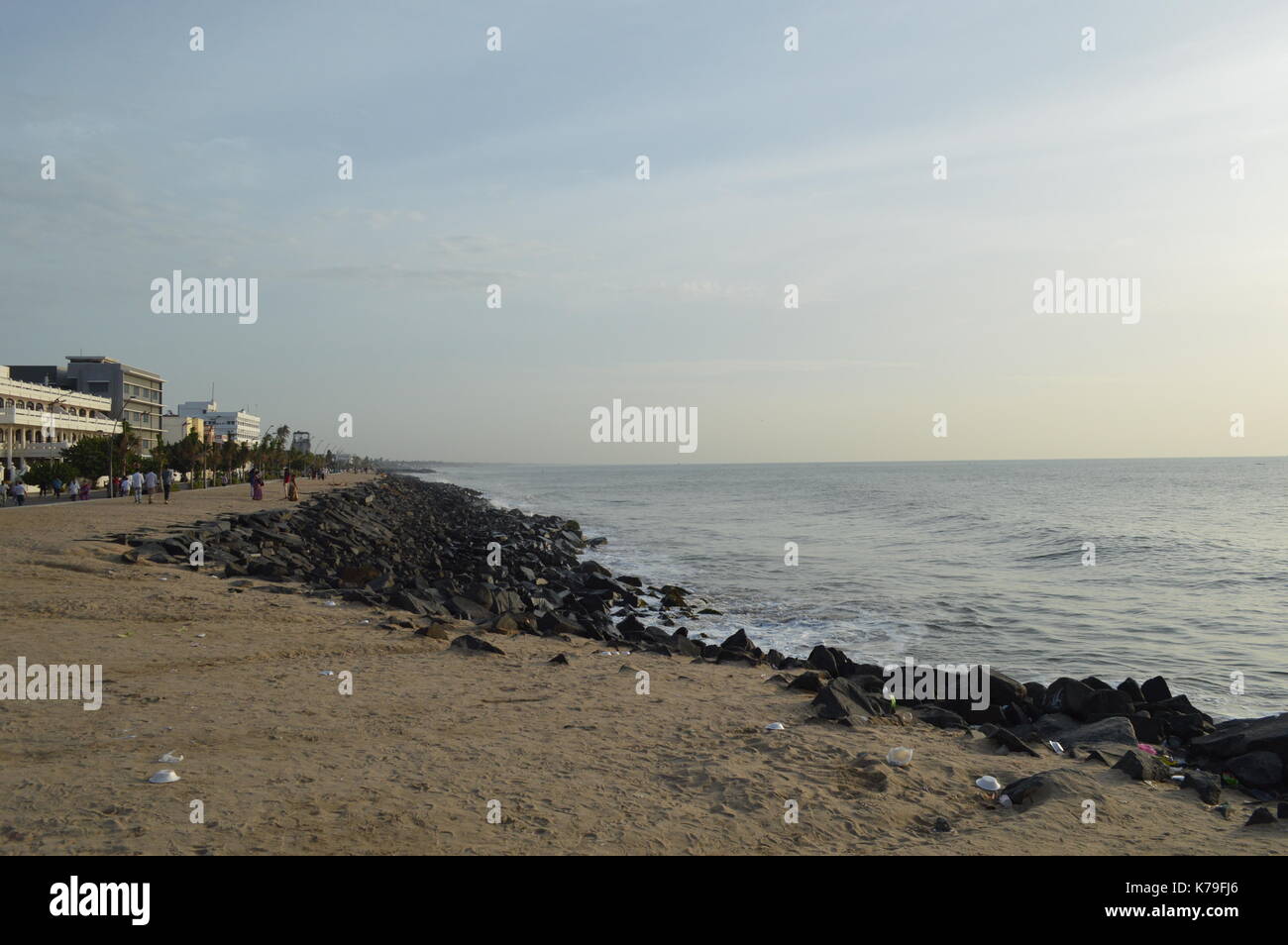 Promenade beach pondicherry, india hi-res stock photography and images ...