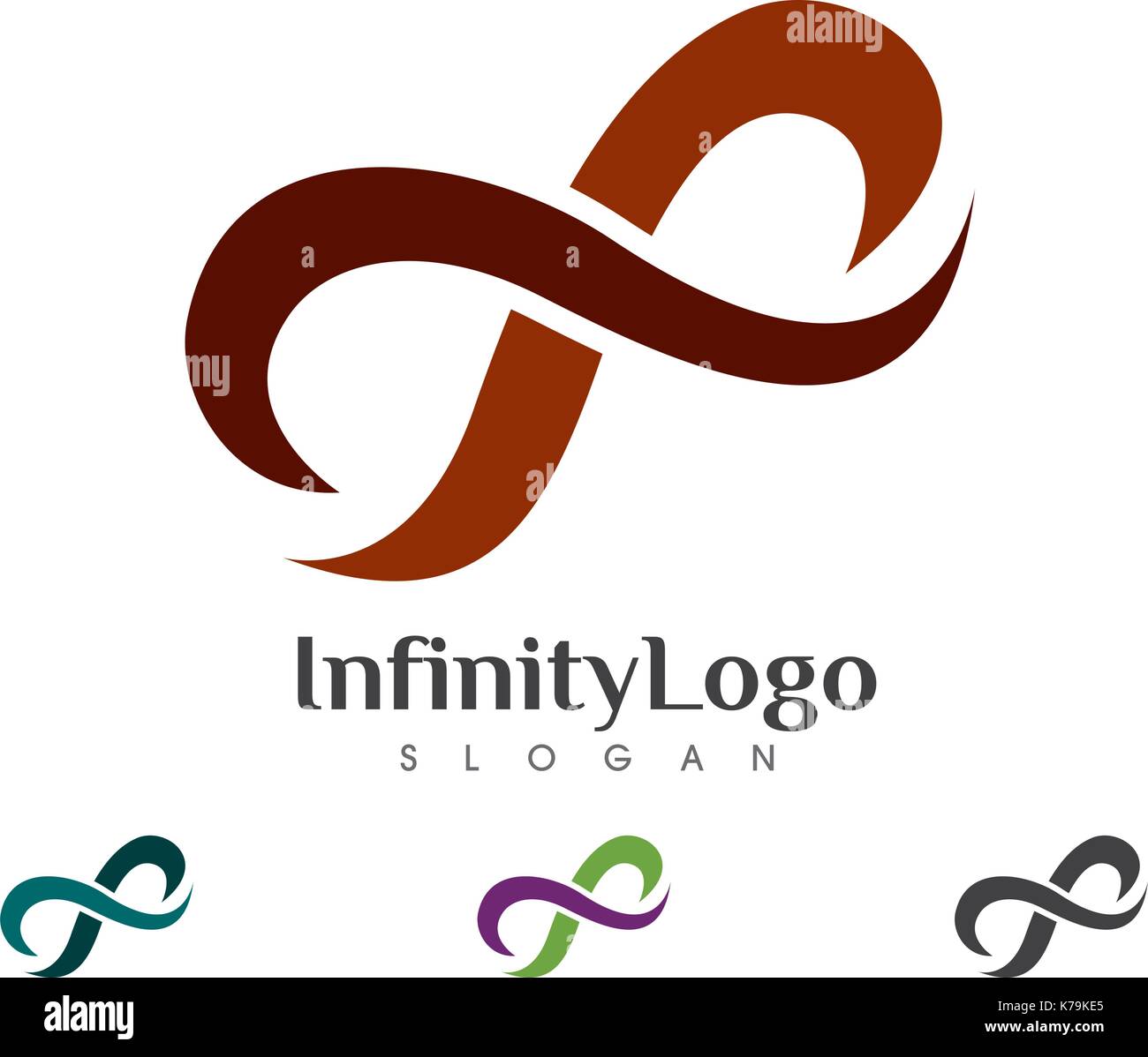 Infinity Design Infinity logo Vector Logo template Stock Vector Image ...