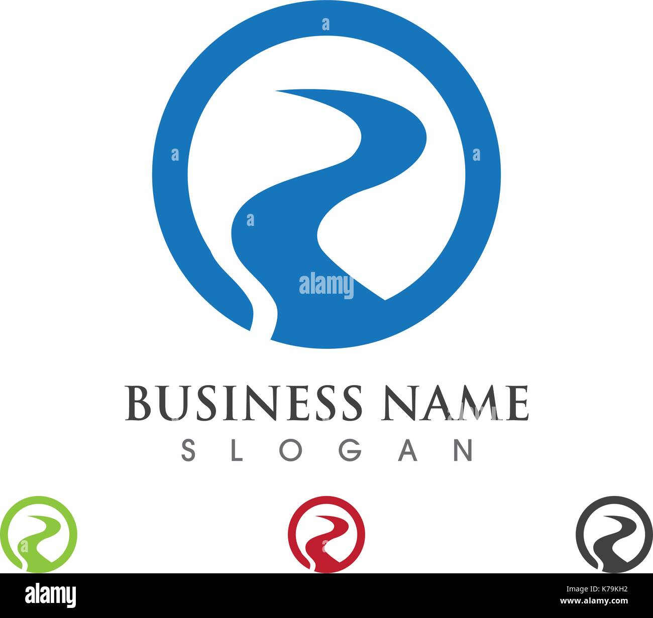 River Logo Template vector Stock Vector Image & Art - Alamy