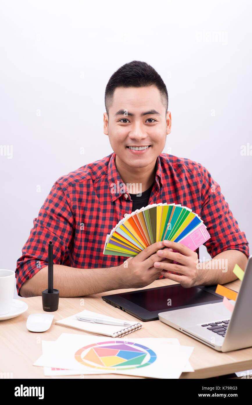 Color chart logo hi-res stock photography and images - Alamy