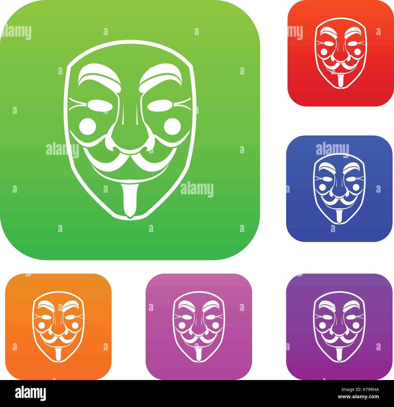 Vendetta mask Stock Vector Images - Alamy