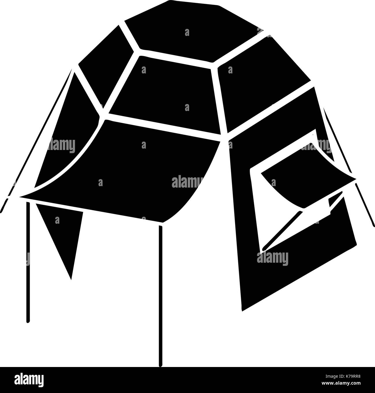 Camping tent icon, simple style Stock Vector Image & Art - Alamy