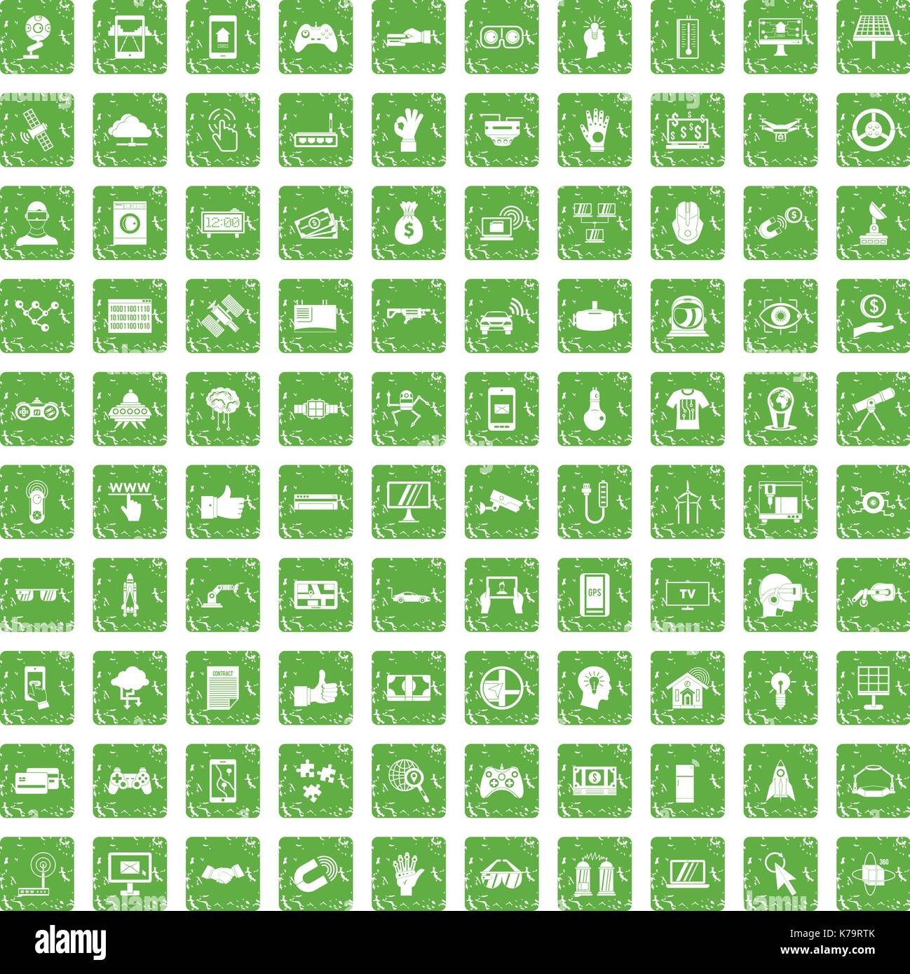 100 future technology icons hi-res stock photography and images - Alamy