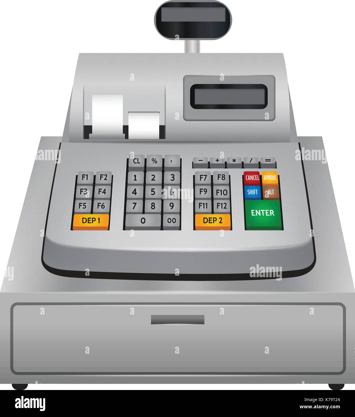 Cash machine icon, realistic style Stock Vector Image & Art - Alamy