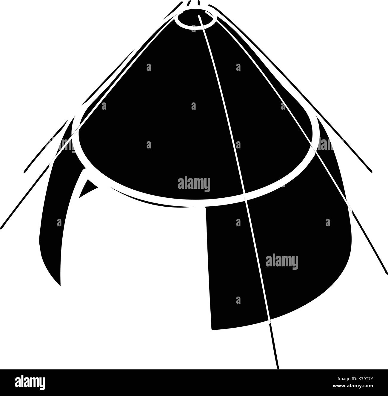 Conic roof Stock Vector Images - Alamy