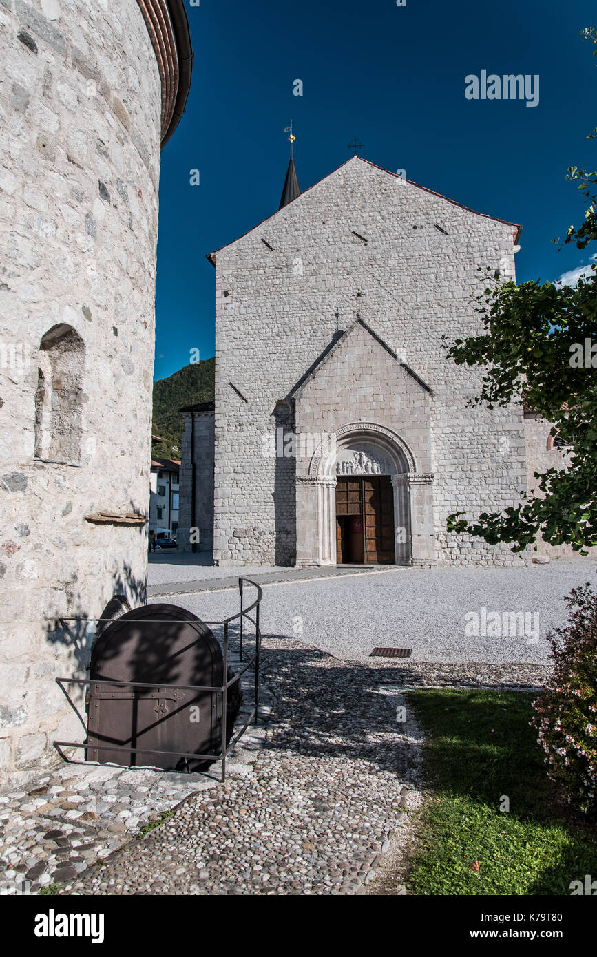 Venzone Cathedral reconstructed. After the earthquake. The most ...