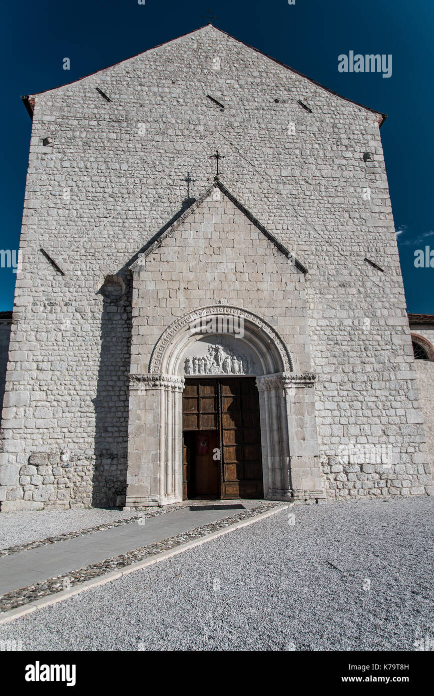 Venzone Cathedral reconstructed. After the earthquake. The most ...