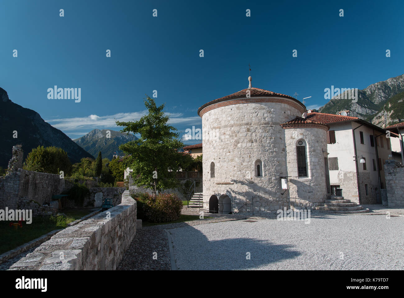 Venzone Cathedral reconstructed. After the earthquake. The most ...
