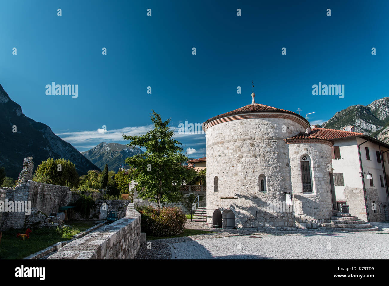 Venzone Cathedral reconstructed. After the earthquake. The most ...