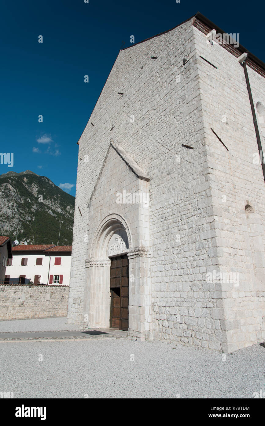 Venzone Cathedral reconstructed. After the earthquake. The most ...