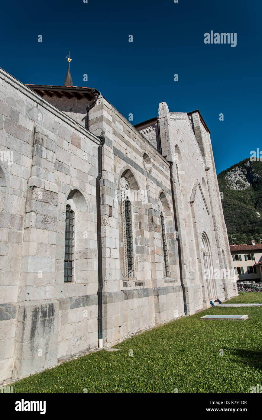 Venzone Cathedral reconstructed. After the earthquake. The most ...