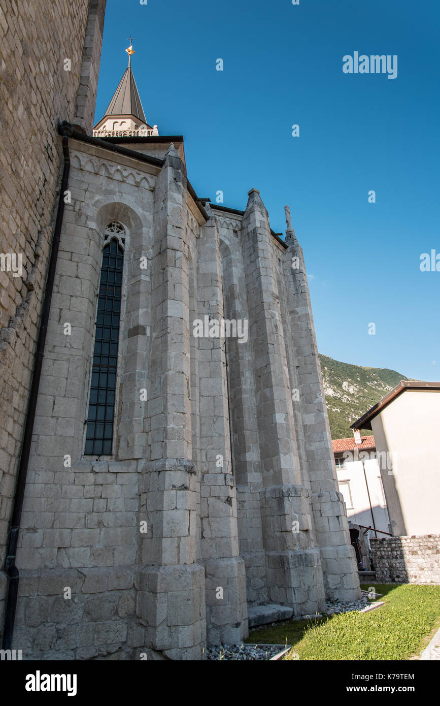 Venzone Cathedral reconstructed. After the earthquake. The most ...