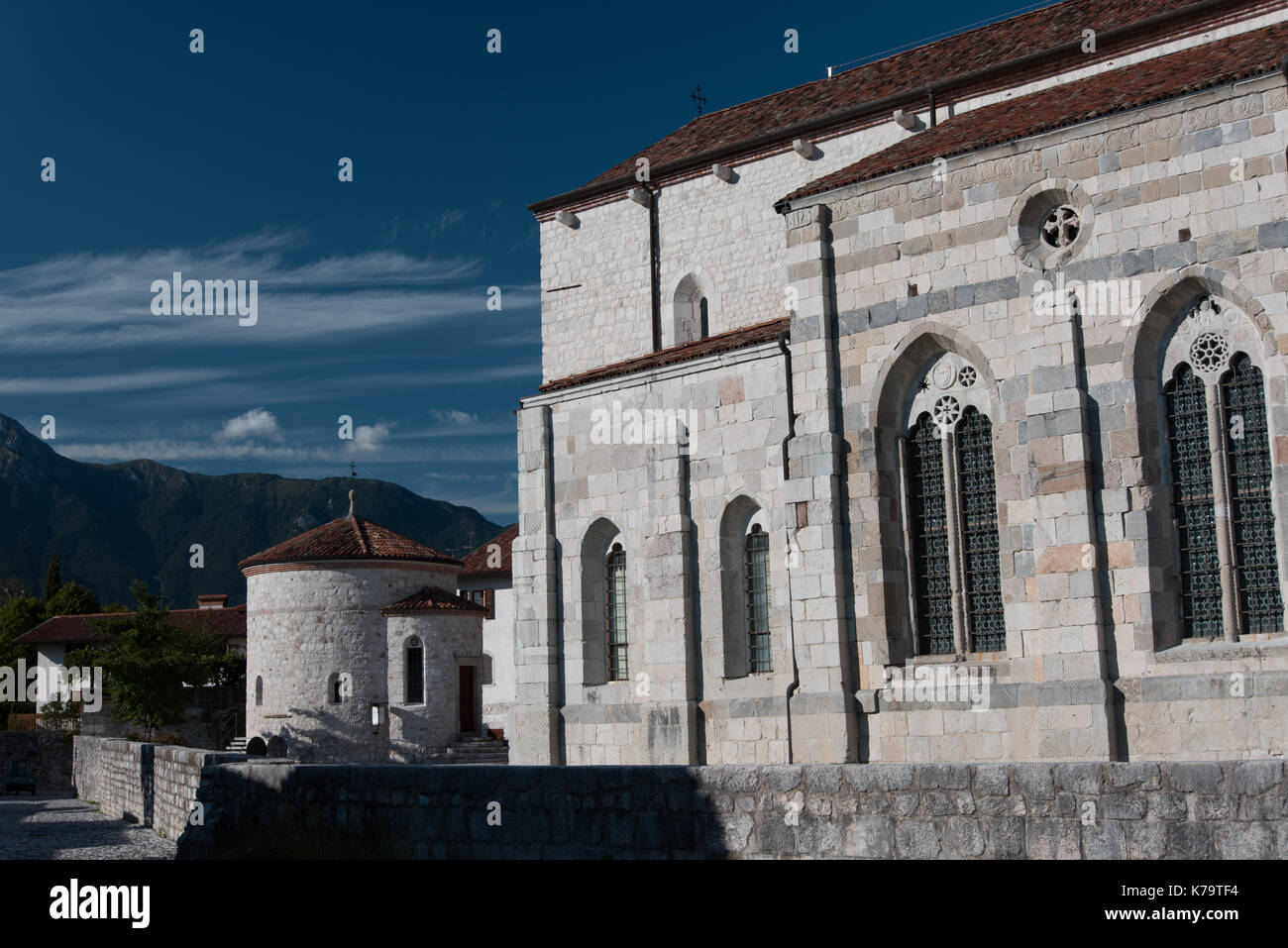 Venzone Cathedral reconstructed. After the earthquake. The most ...