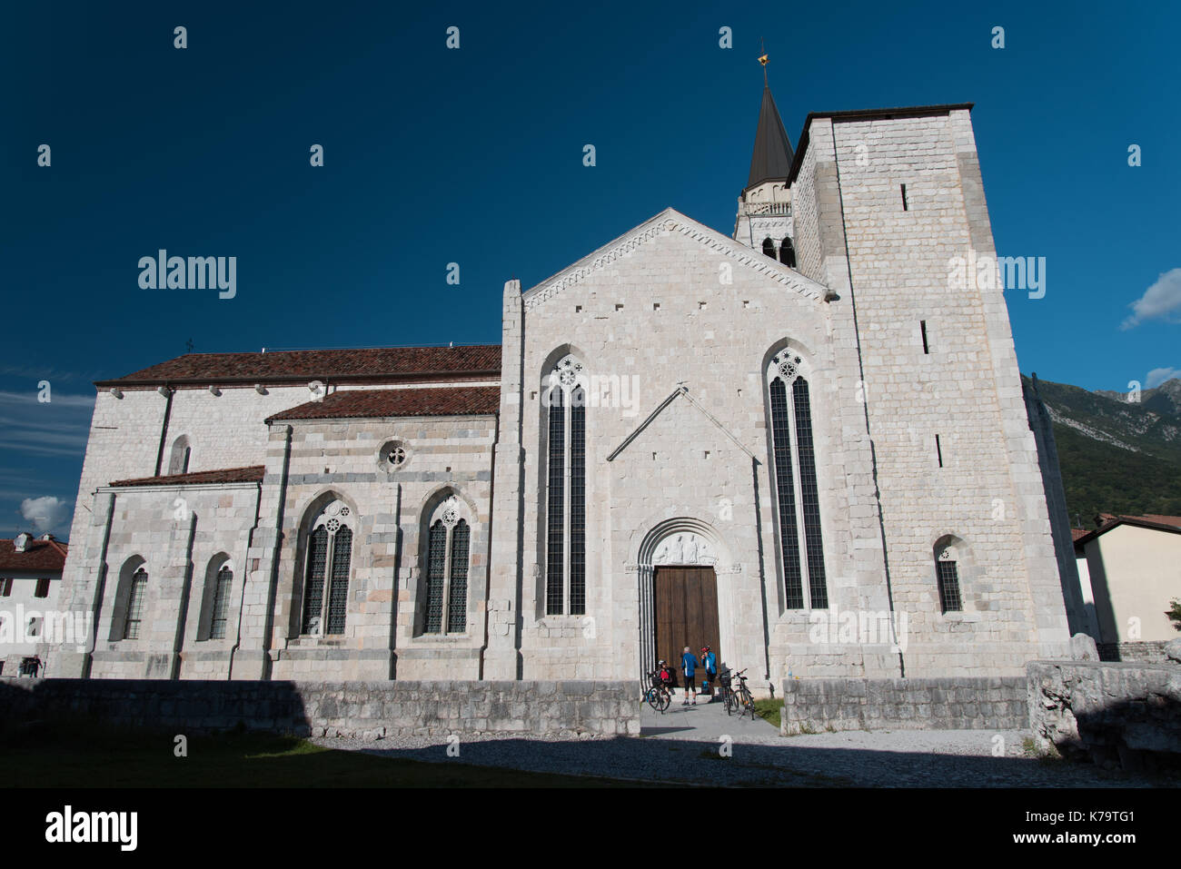 Venzone Cathedral reconstructed. After the earthquake. The most ...