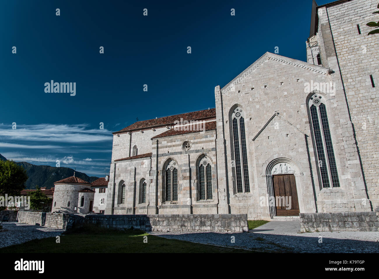 Venzone Cathedral reconstructed. After the earthquake. The most ...