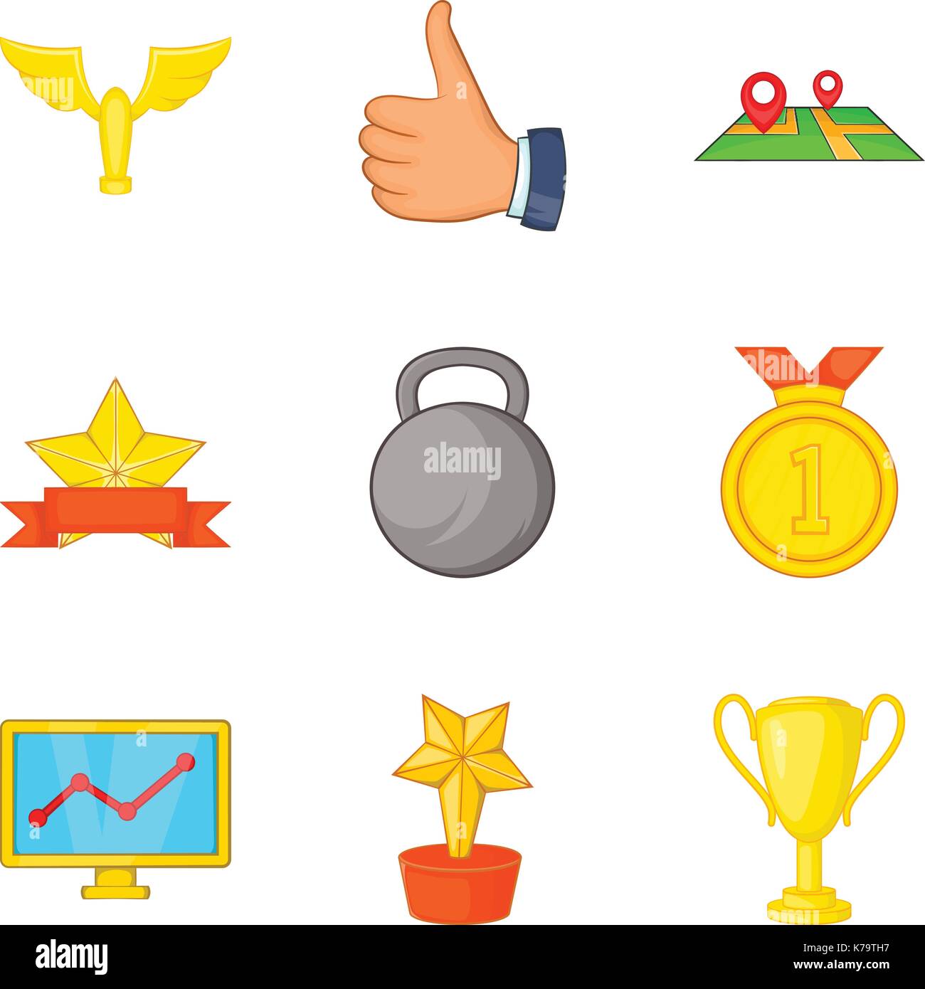 Training coaching medal Stock Vector Images - Alamy